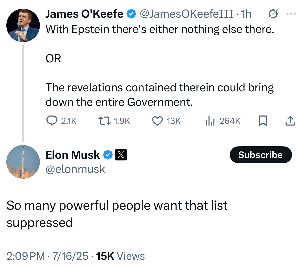 15 More Tweets: Elon Musk Continues to Blast Trump's Epstein Cover-Up ...