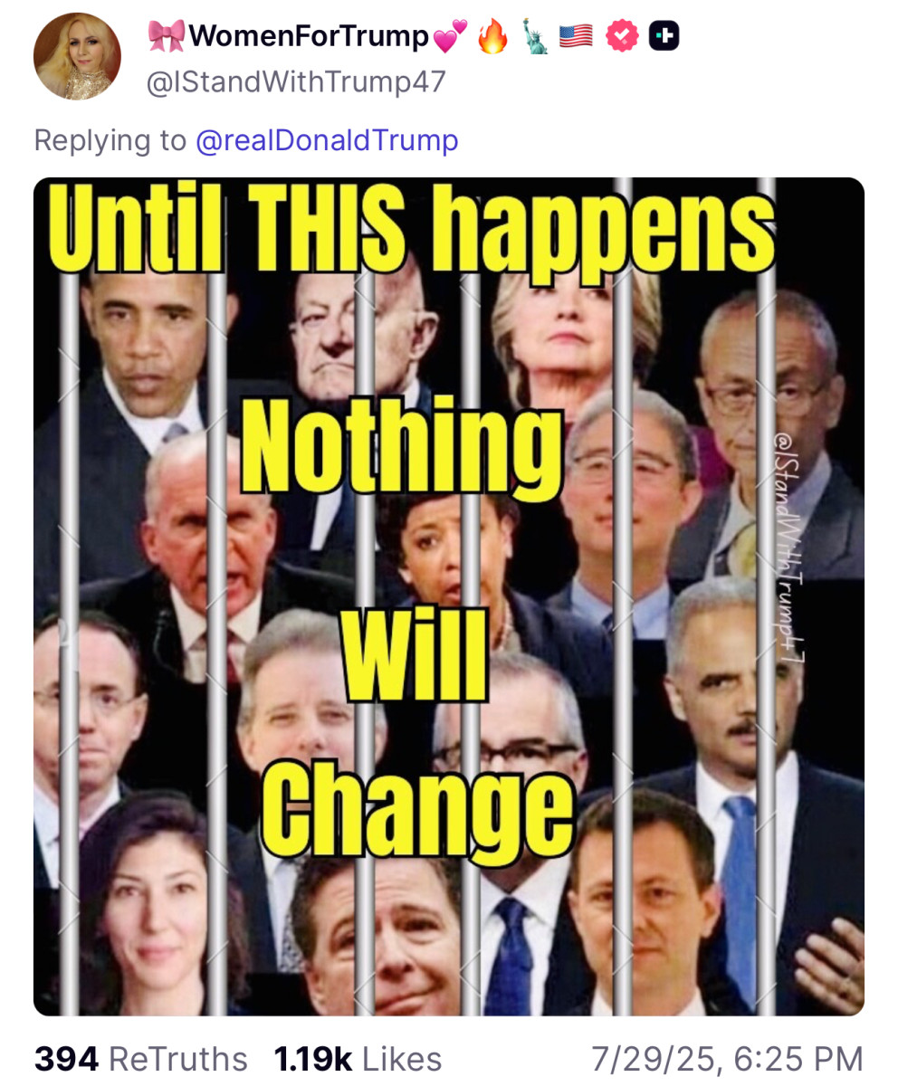 Trump Floods Truth Social With Memes Calling to Indict Obama, Others ...