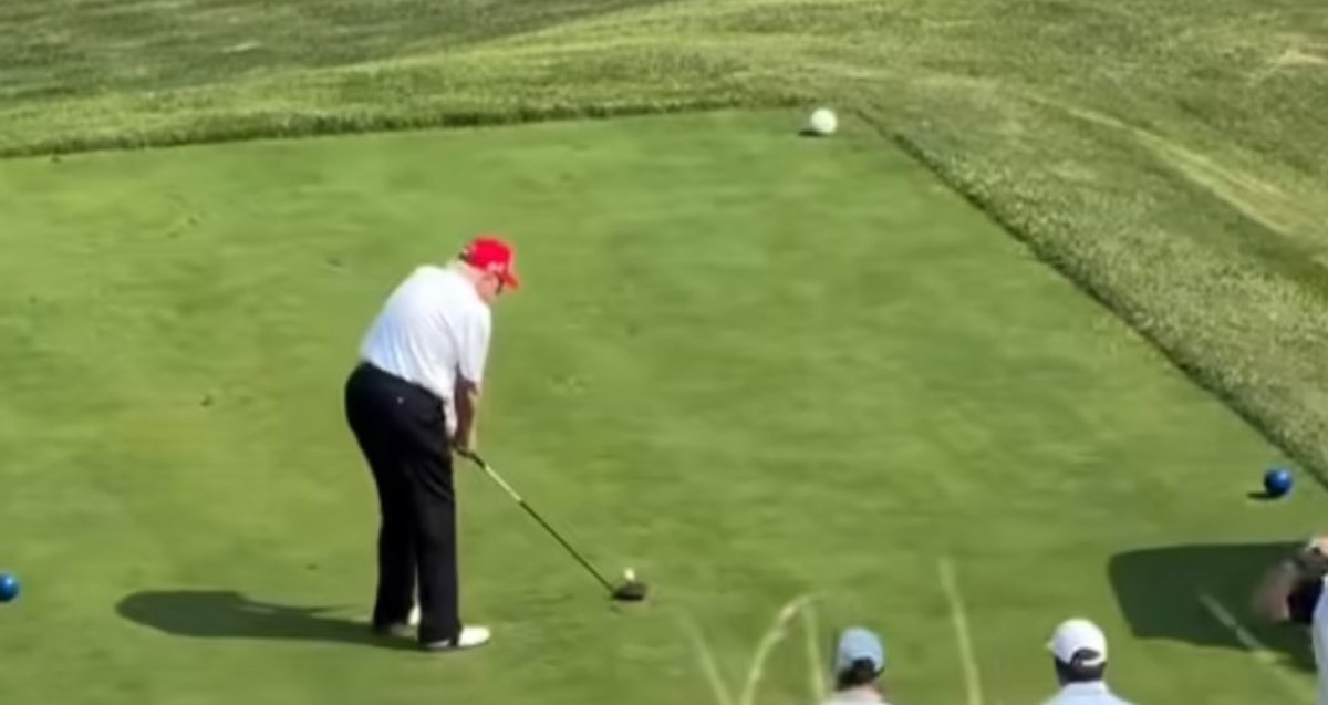 Trump Slips in Another Unscheduled Golf Trip - MeidasTouch News