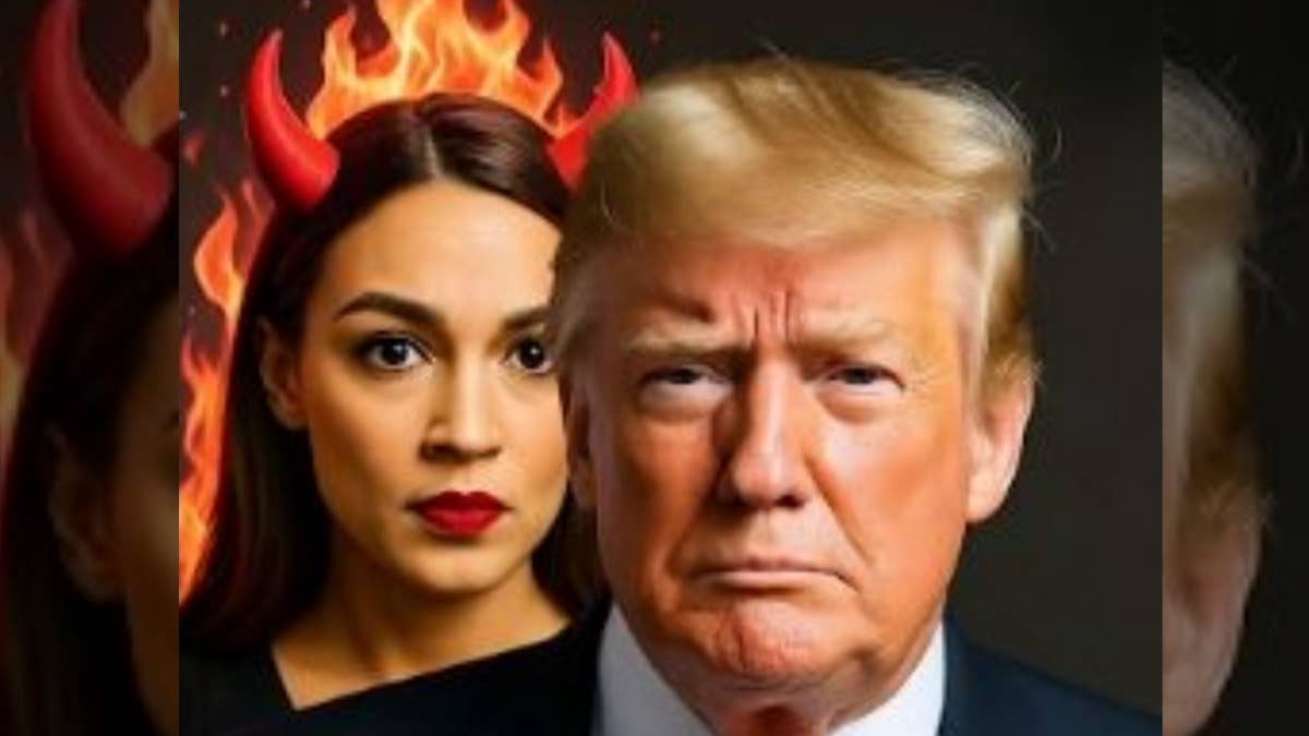 Trump Fundraising Email Depicts AOC as the Devil - MeidasTouch News
