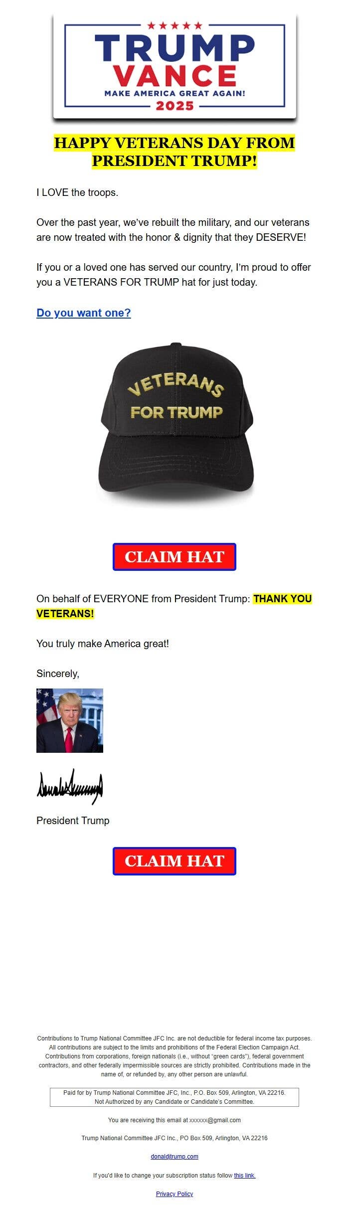 Trump Turned Veterans Day Into a Fundraising Opportunity - MeidasTouch News