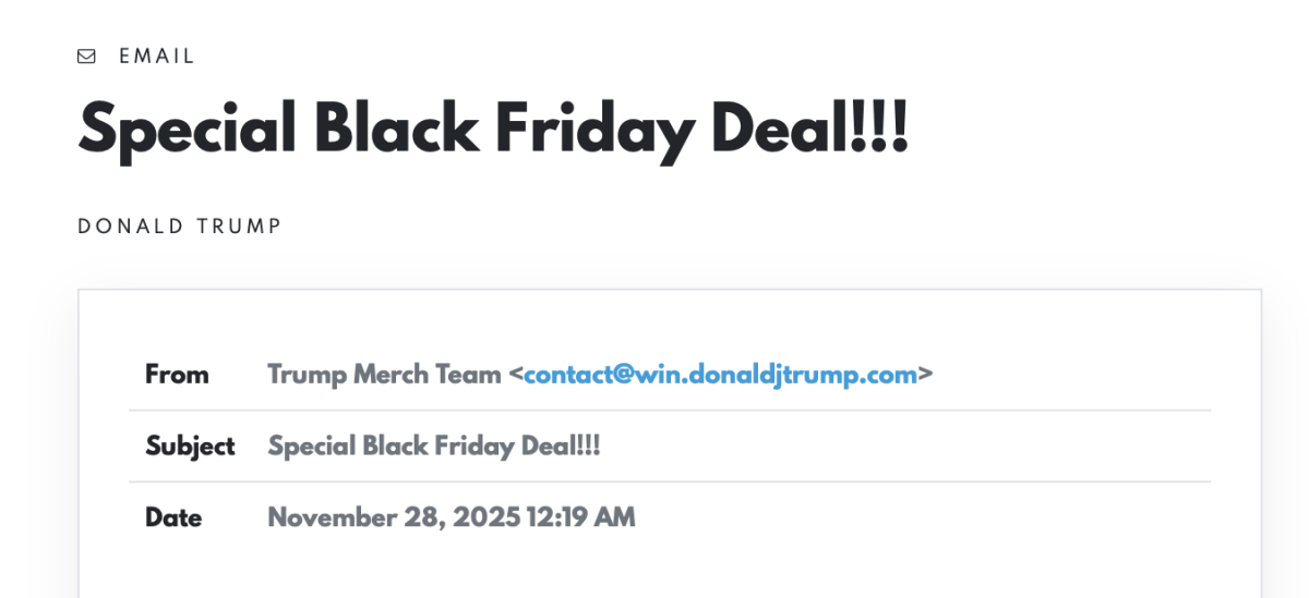 Trump’s Black Friday Deals Cost More Than His Website - MeidasTouch News