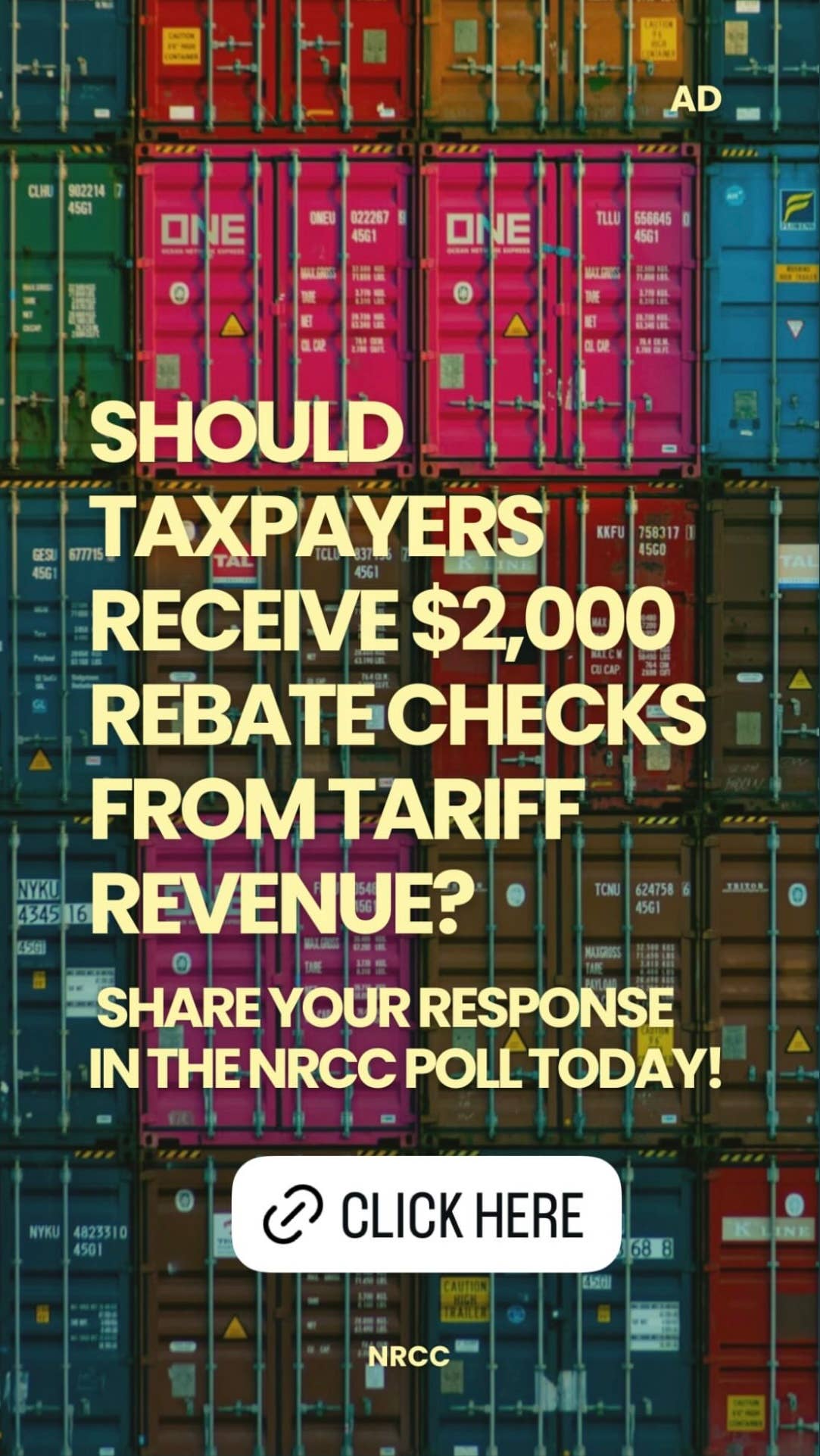 NRCC Pushes $2,000 “Tariff Rebate” Pitch to Harvest Voter Contact Info ...