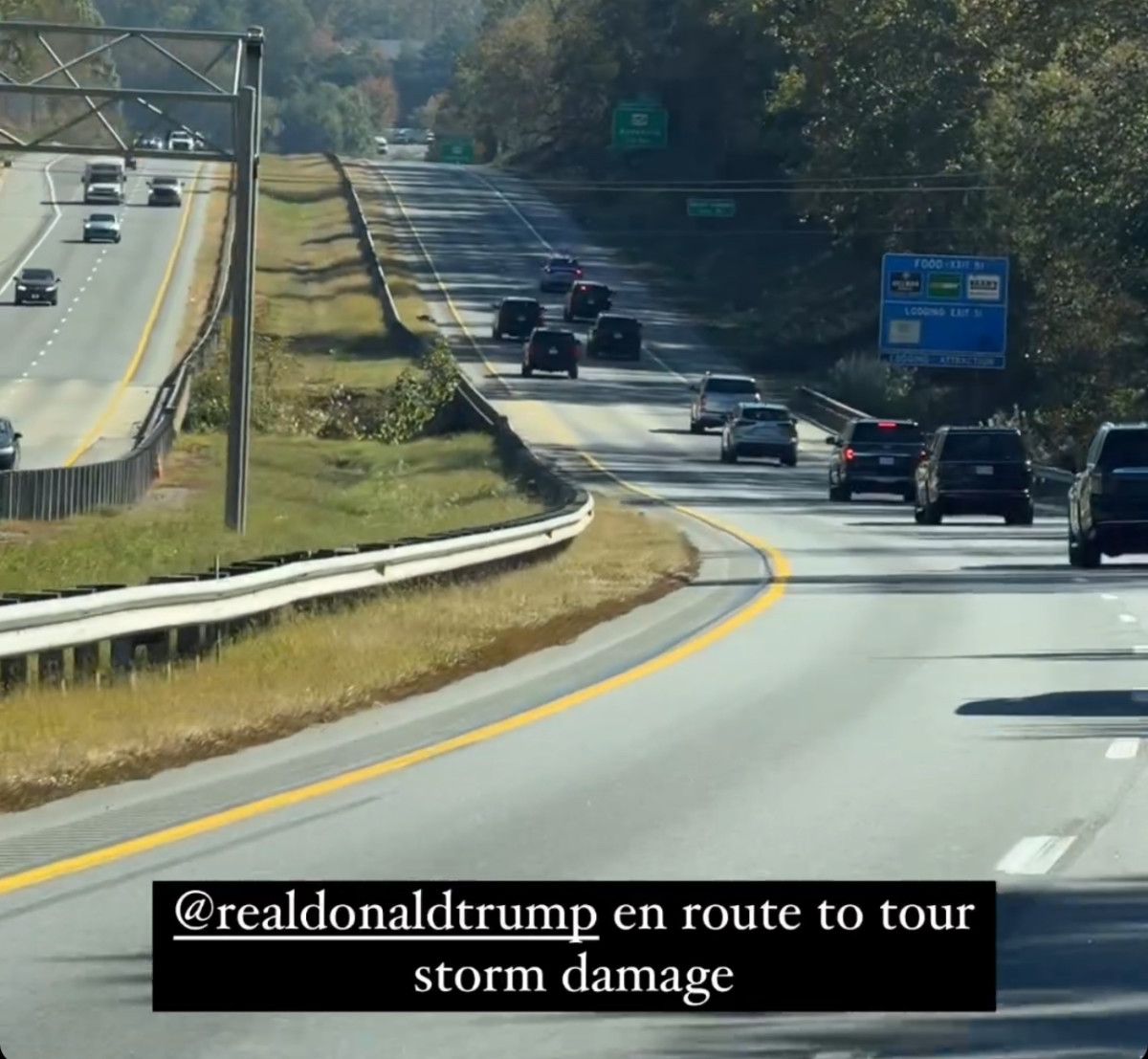 Trump Caused Traffic Jams for Asheville Residents - MeidasTouch News