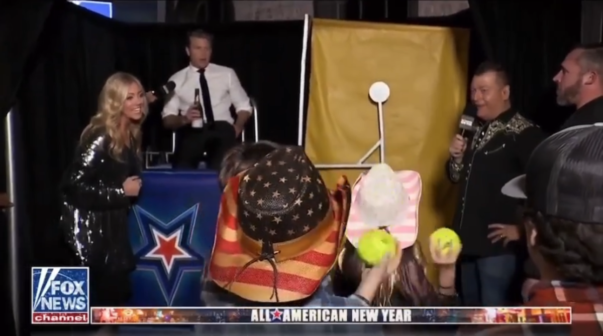 “Bottoms Up”— Pete Hegseth Took Swigs from Champagne Bottle, Plunged ...
