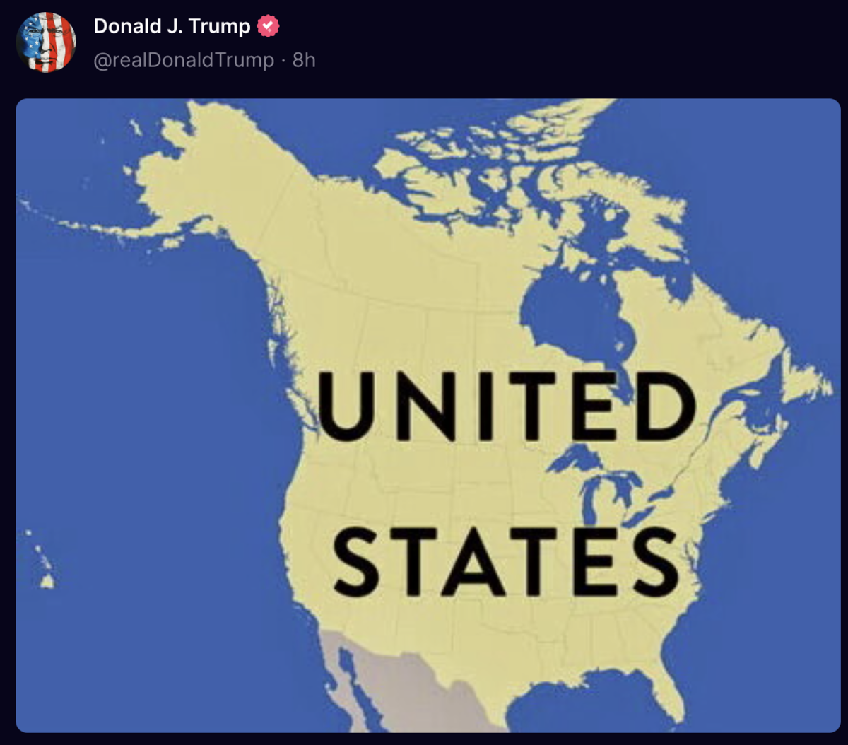 Trump Posts Memes of U.S. and Canada as One Nation - MeidasTouch News