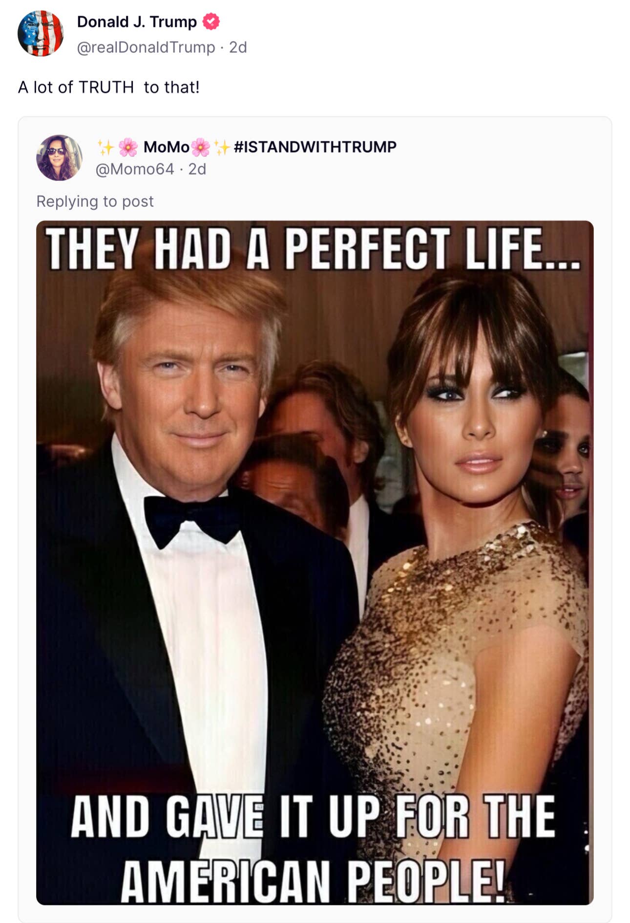 Trump Reposted a Series of Unhinged and Self-Promoting Memes Prior To ...