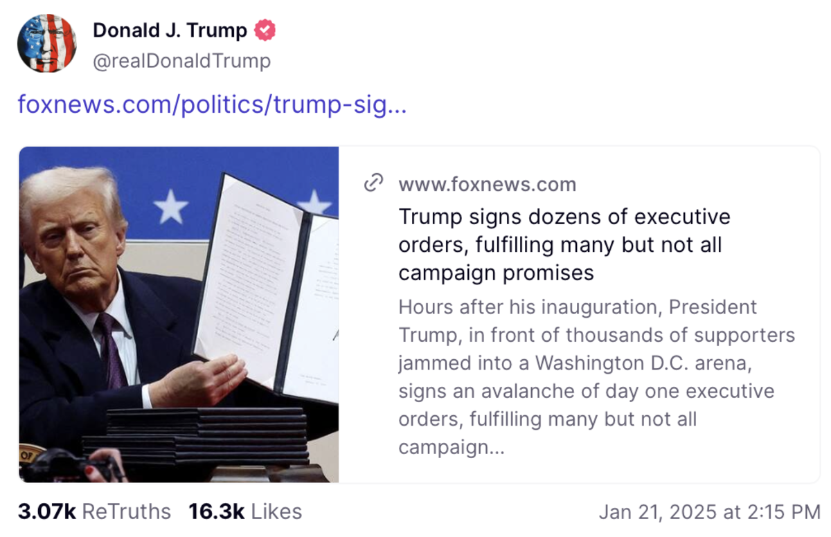 Trump Posts Fox News Article Pointing Out His Failure to End Russia's War in Ukraine ...