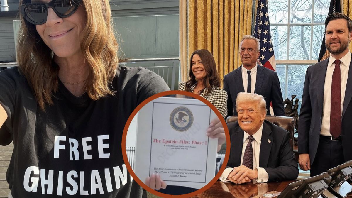 Confirmed: White House Gave Epstein Binder to Supporter Who Wore "Free ...