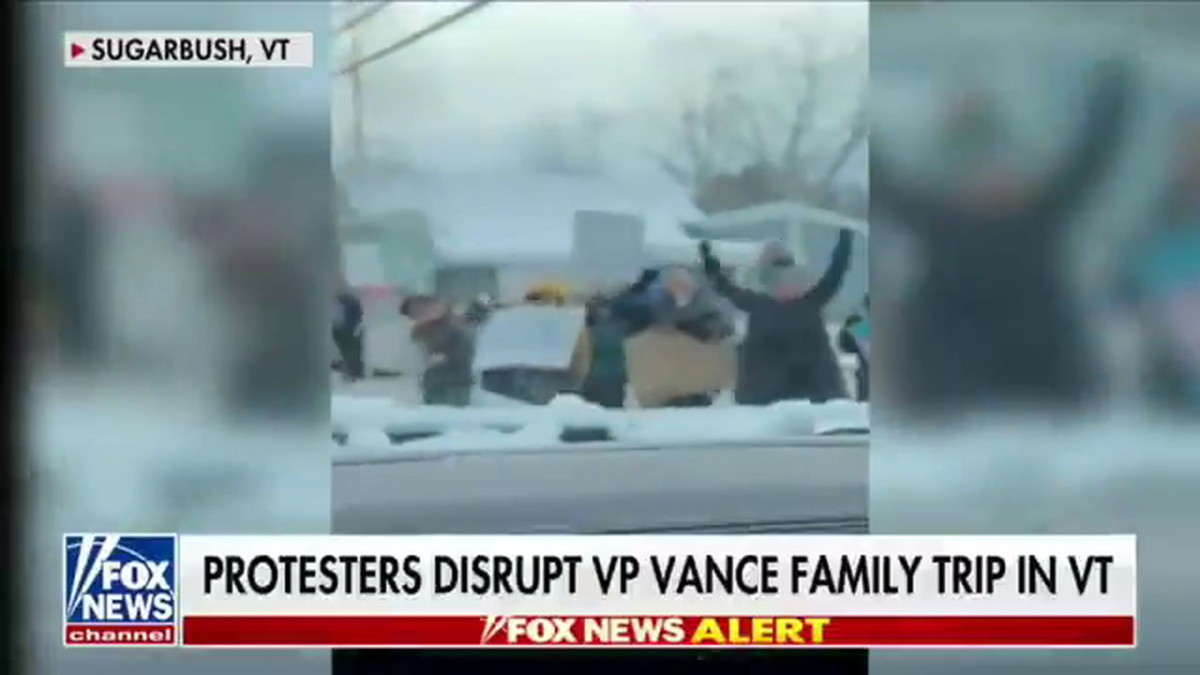 JD Vance Protested on a Skiing Trip in Vermont - MeidasTouch News