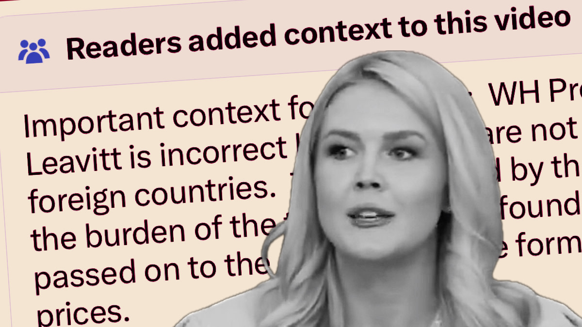 White House Press Secretary Karoline Leavitt Hit with Community Note ...