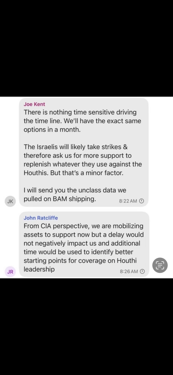 Read Here: The Atlantic Releases Full Leaked Signal Message Thread ...