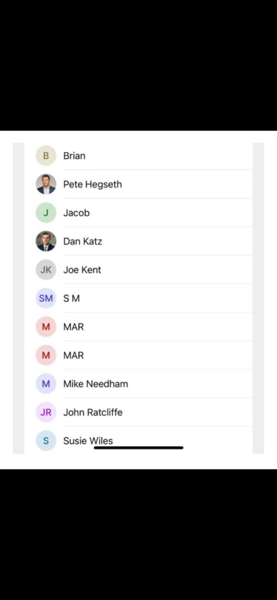 Read Here: The Atlantic Releases Full Leaked Signal Message Thread ...