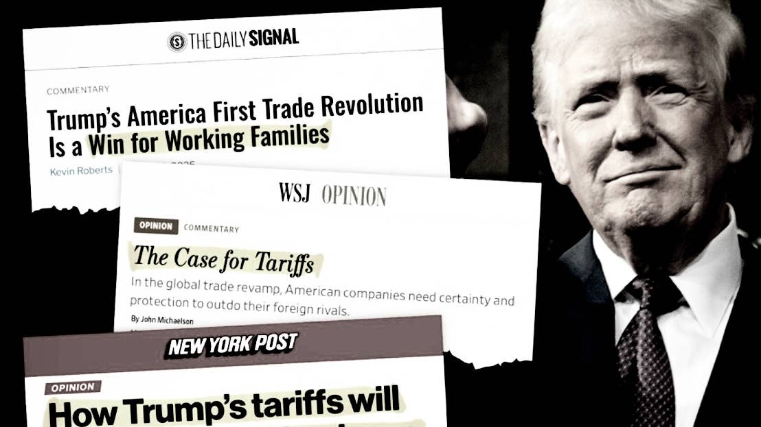 Trump Used Old Headlines to Sell His “Liberation Day” Tariffs ...