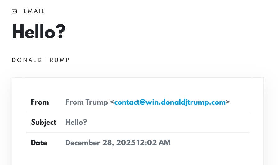 Trump Blasts Donors With Multiple Scammy Tariffs Check Emails ...