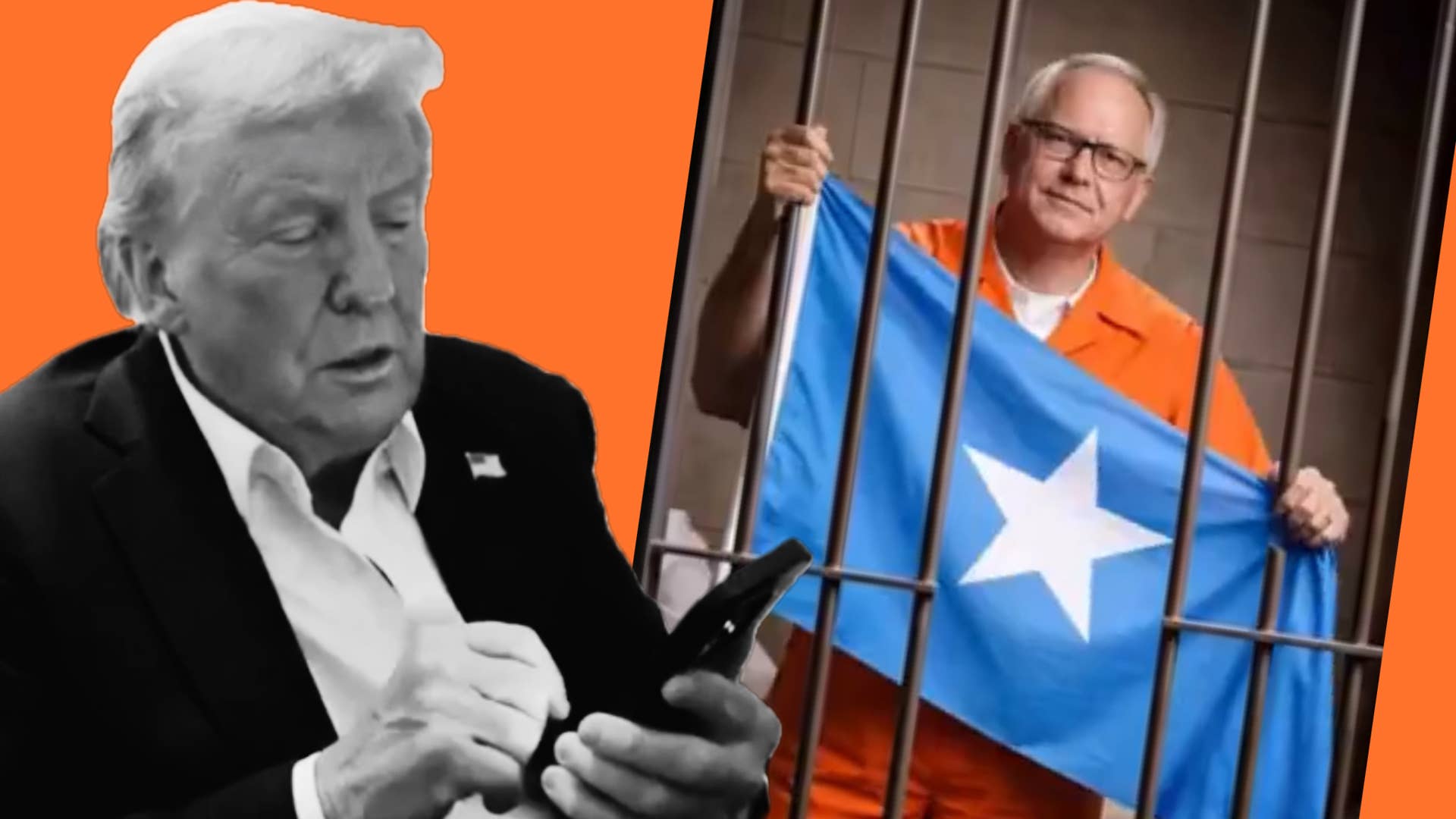Trump Shared AI Image of Governor Tim Walz in Prison - MeidasTouch News