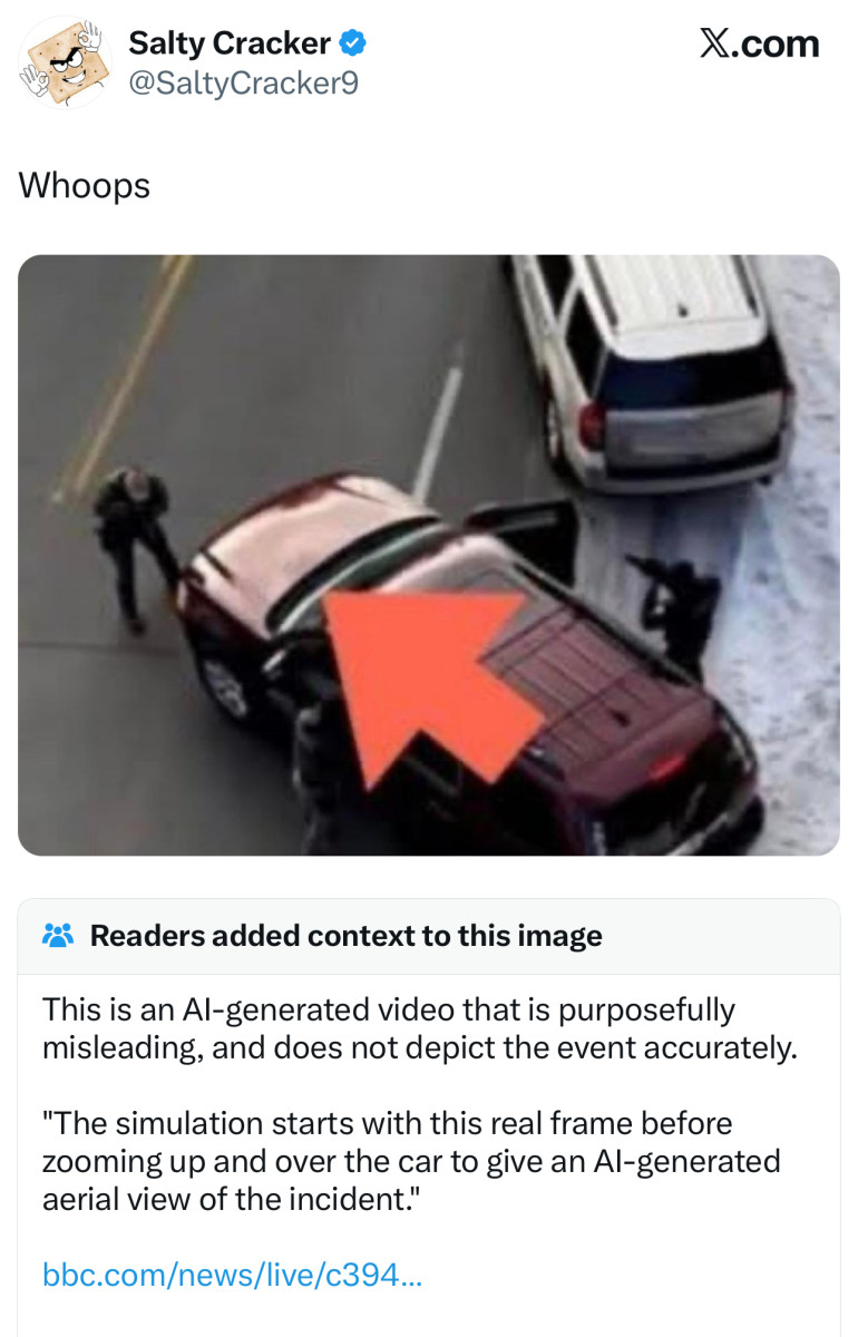 MAGA Accounts Share Fake, AI Image of ICE Shooting - MeidasTouch News
